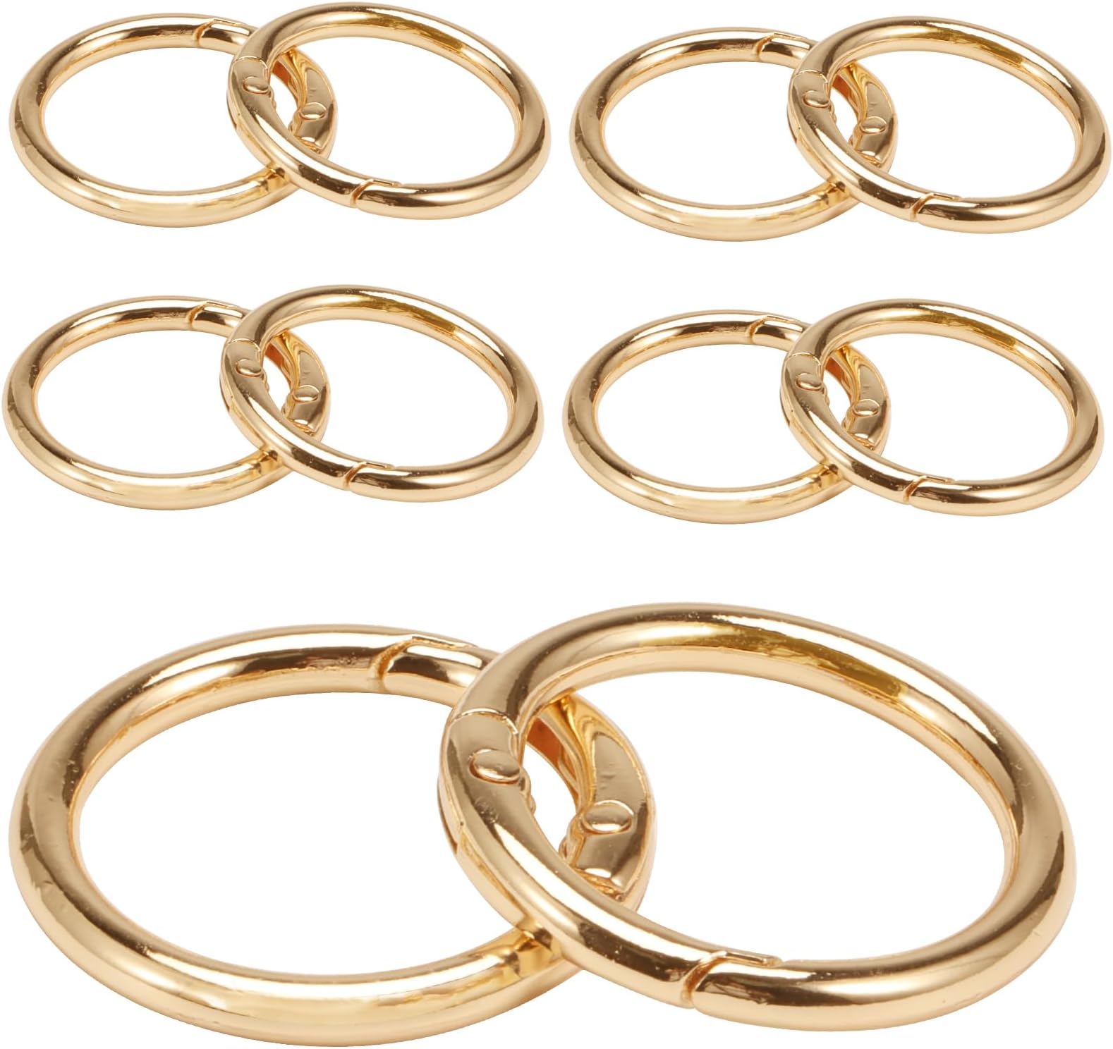 Amazon.com: 2 Pcs Spring O Ring Clip for Purse Strap Oval Snap Clip ...