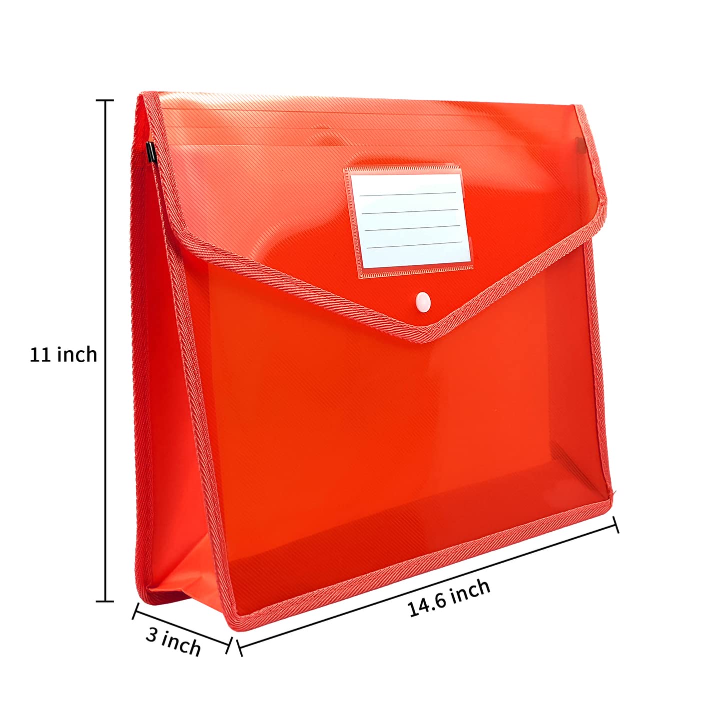 Snapklik.com : YoeeJob Plastic File Folders Legal Size Expandable ...