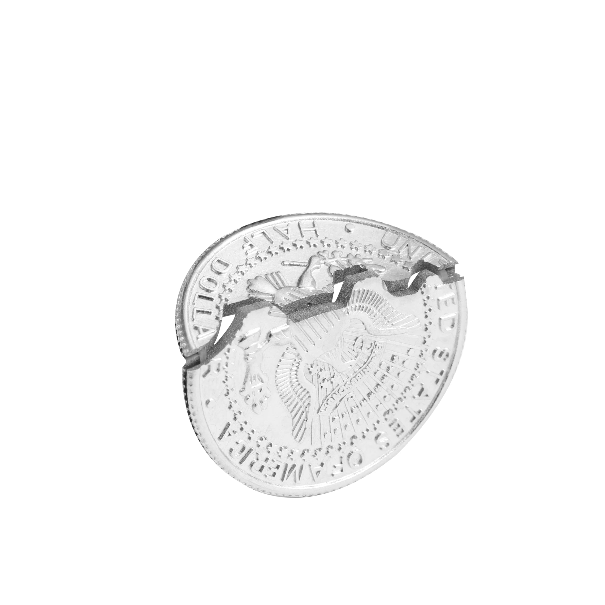 Magic Coin Close Up Props American Bite Illusion Half Dollar for ...
