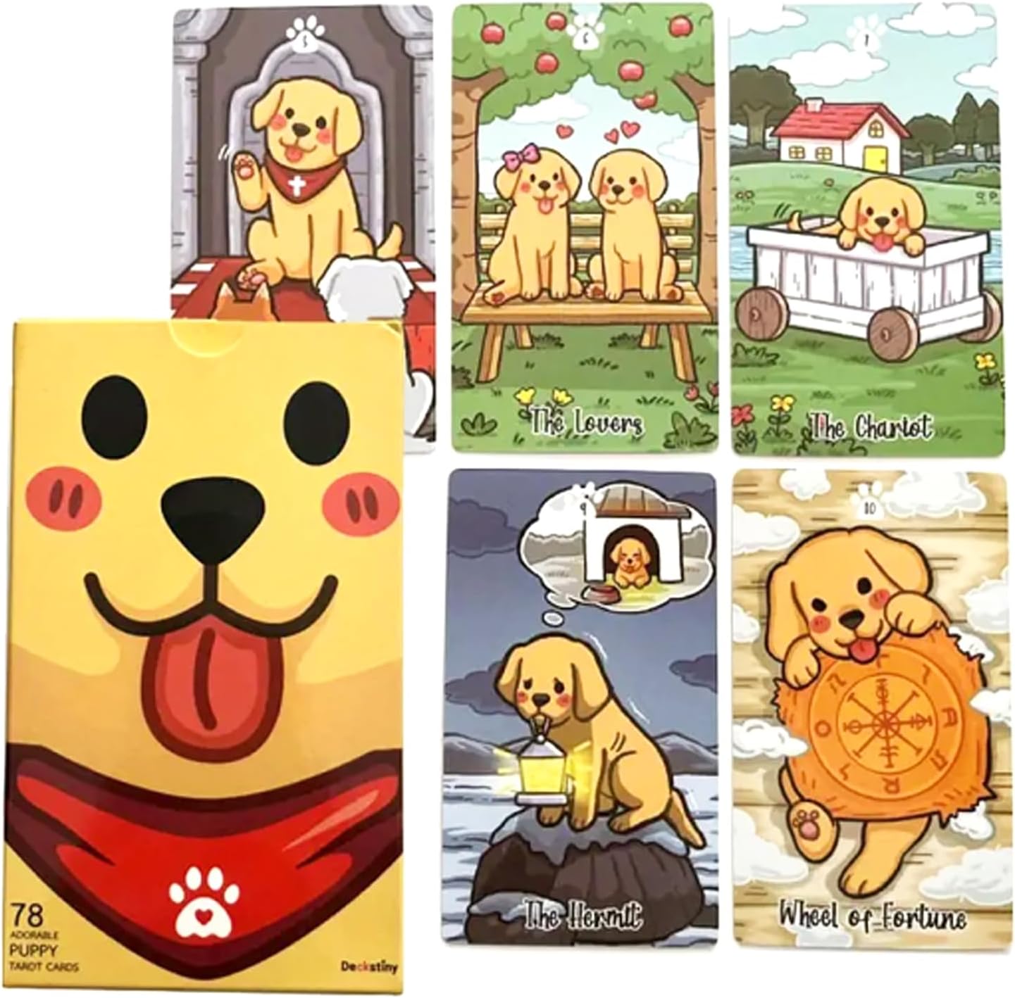 Amazon.com: mrdiyshisha Labradorable Tarot: A Standard 78-Card Cute Dog ...