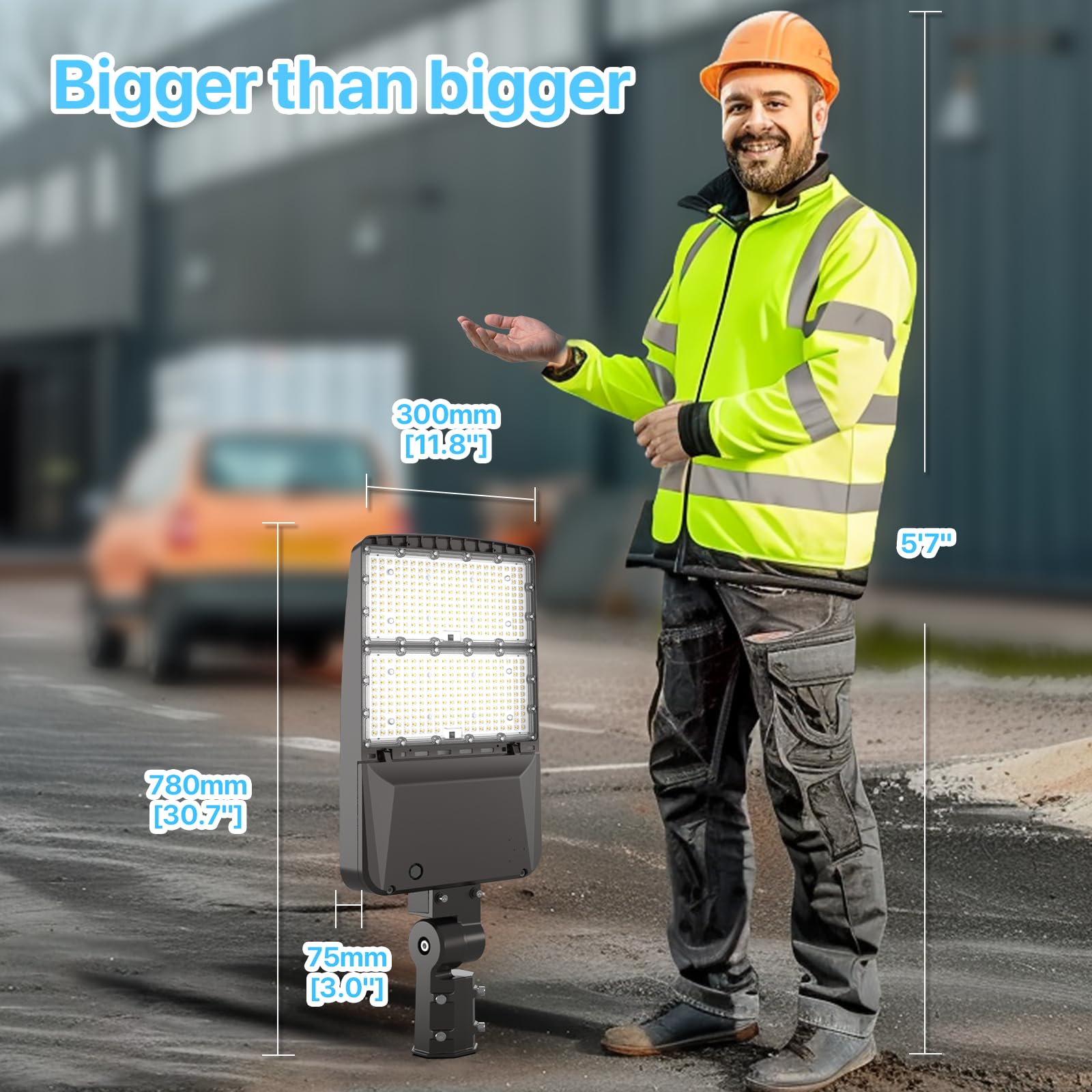 Snapklik.com : HYPERLITE Parking Lot Light 300W: 5000K 45,000lm ...