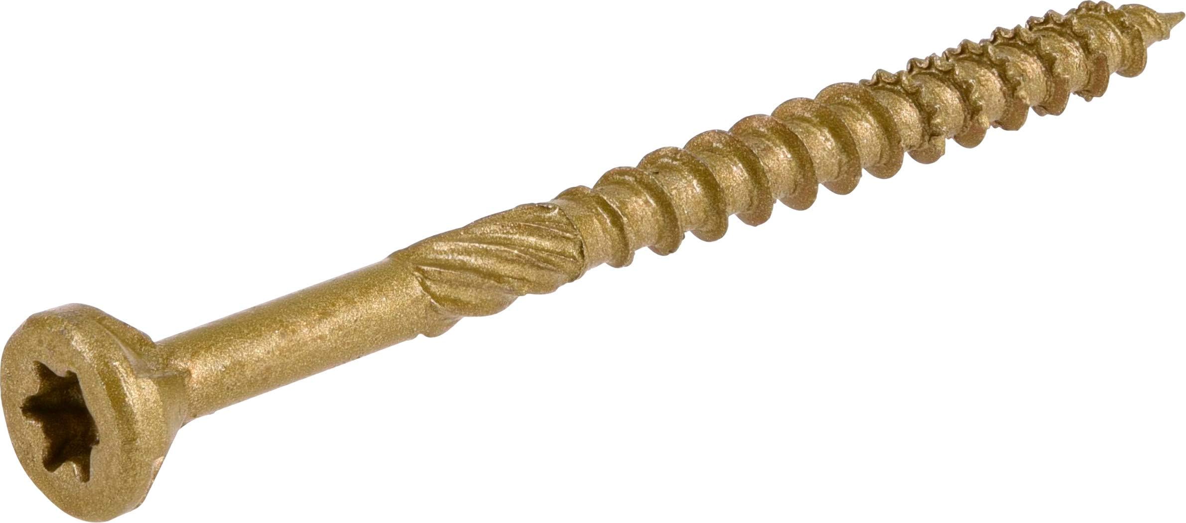 Amazon.com: Power Pro 48630 Wood Screws, #8 x 1-5/8", Epoxy Coated ...