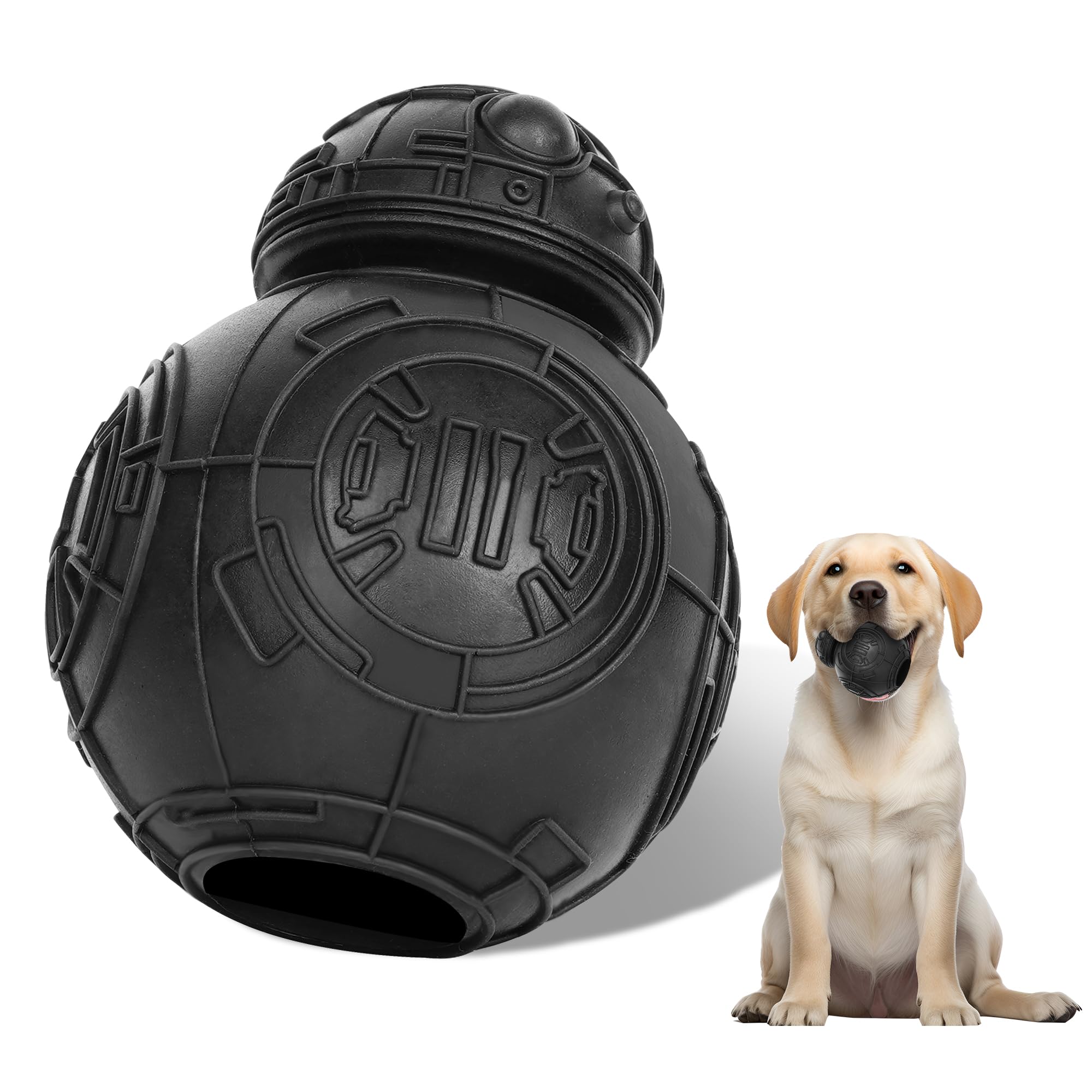 Amazon.com : DUNGGLE Dog Toy - Fetch & Chew Toy, Natural Rubber ...