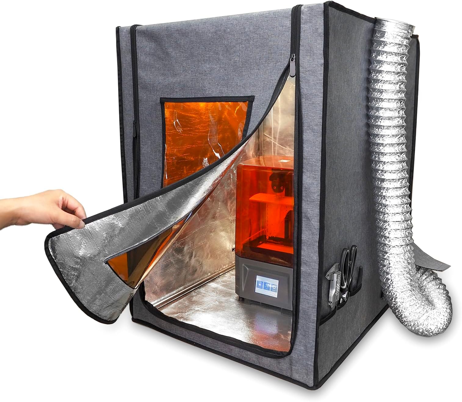 Amazon.com: Resin 3D Printer Enclosure with Ventilation, Fire Resistant ...
