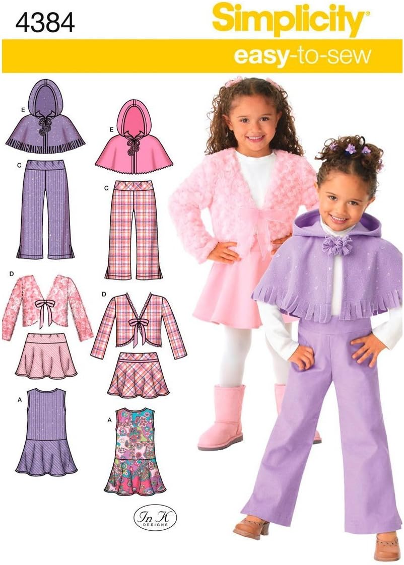 Jumper Patterns For Girls Simplicity Children's Dress & Leggings Sewing ...