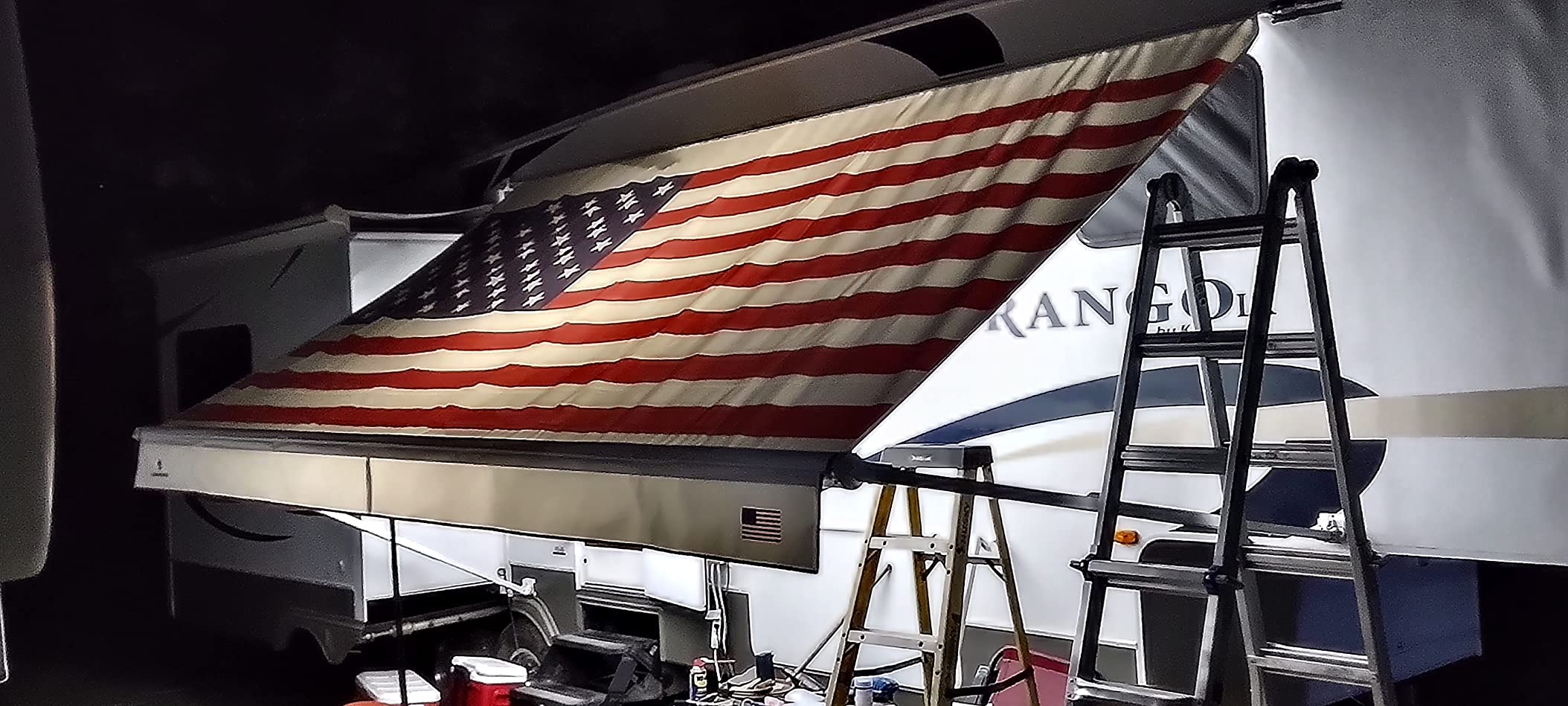 $22/mo - Finance Tentproinc RV Awning Fabric Replacement 9'3''(Fit for ...