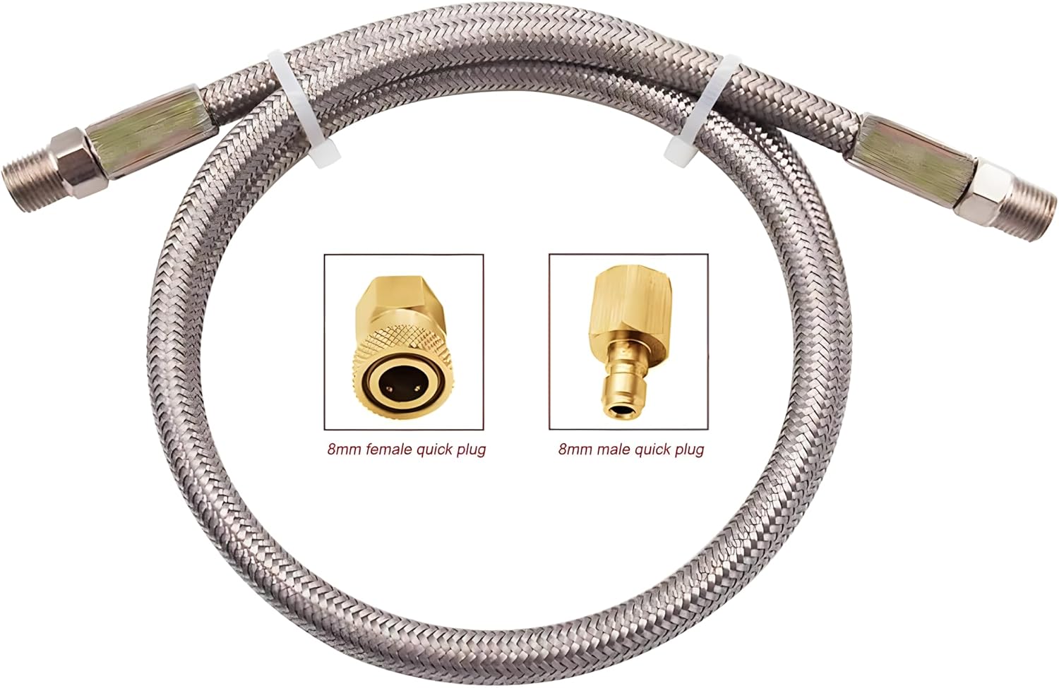 Manguera de llenado de airsoft Paintball PCP, extensión de látigo ...