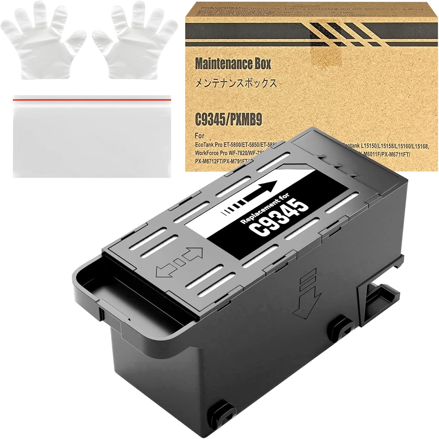 C9345 Ink Maintenance Box Replacement for EPSON C9345 C12C934591, Work ...