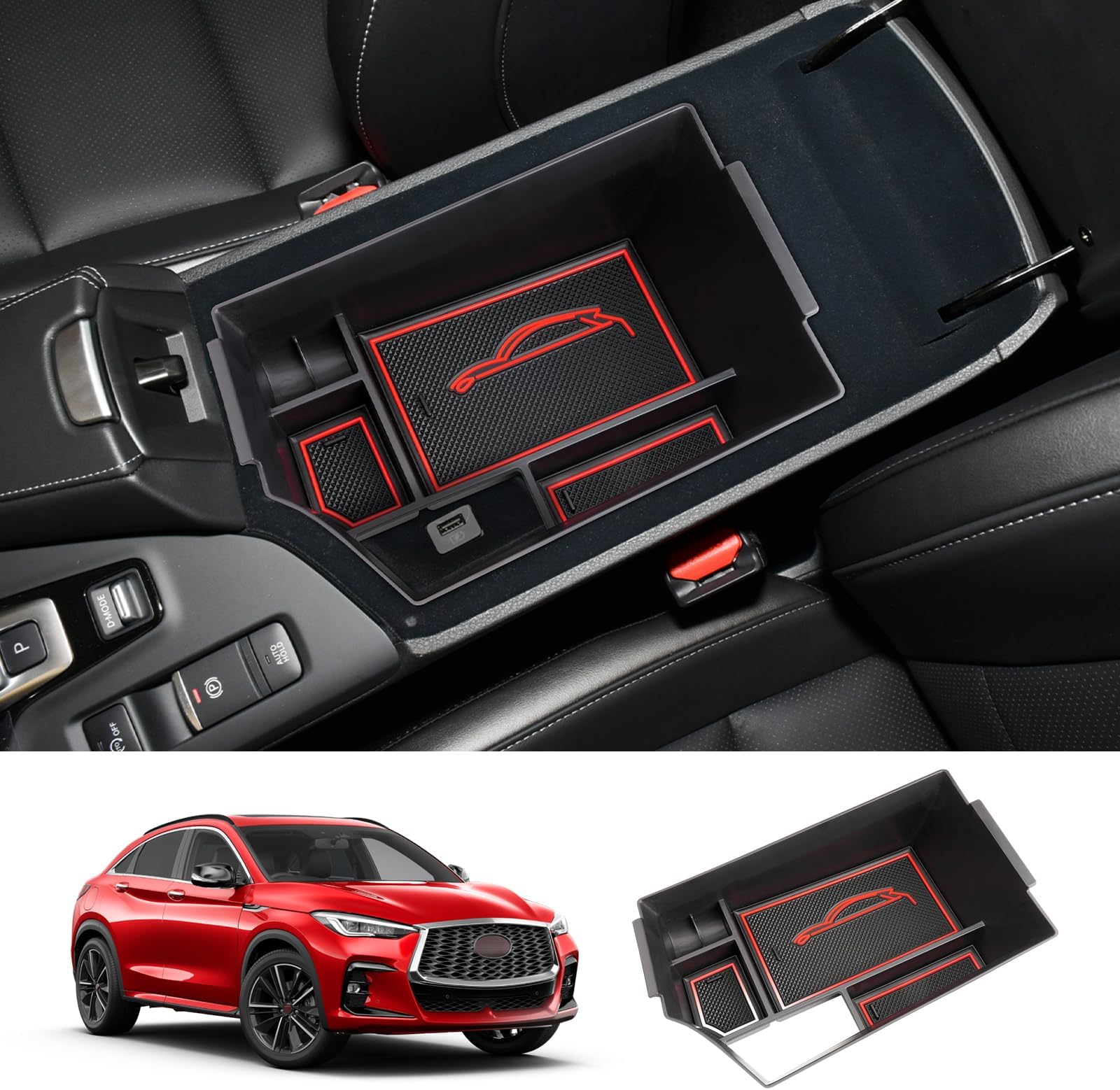 Amazon.com: SKTU for 2023 2024 Cadillac CT5 Center Console Organizer ...