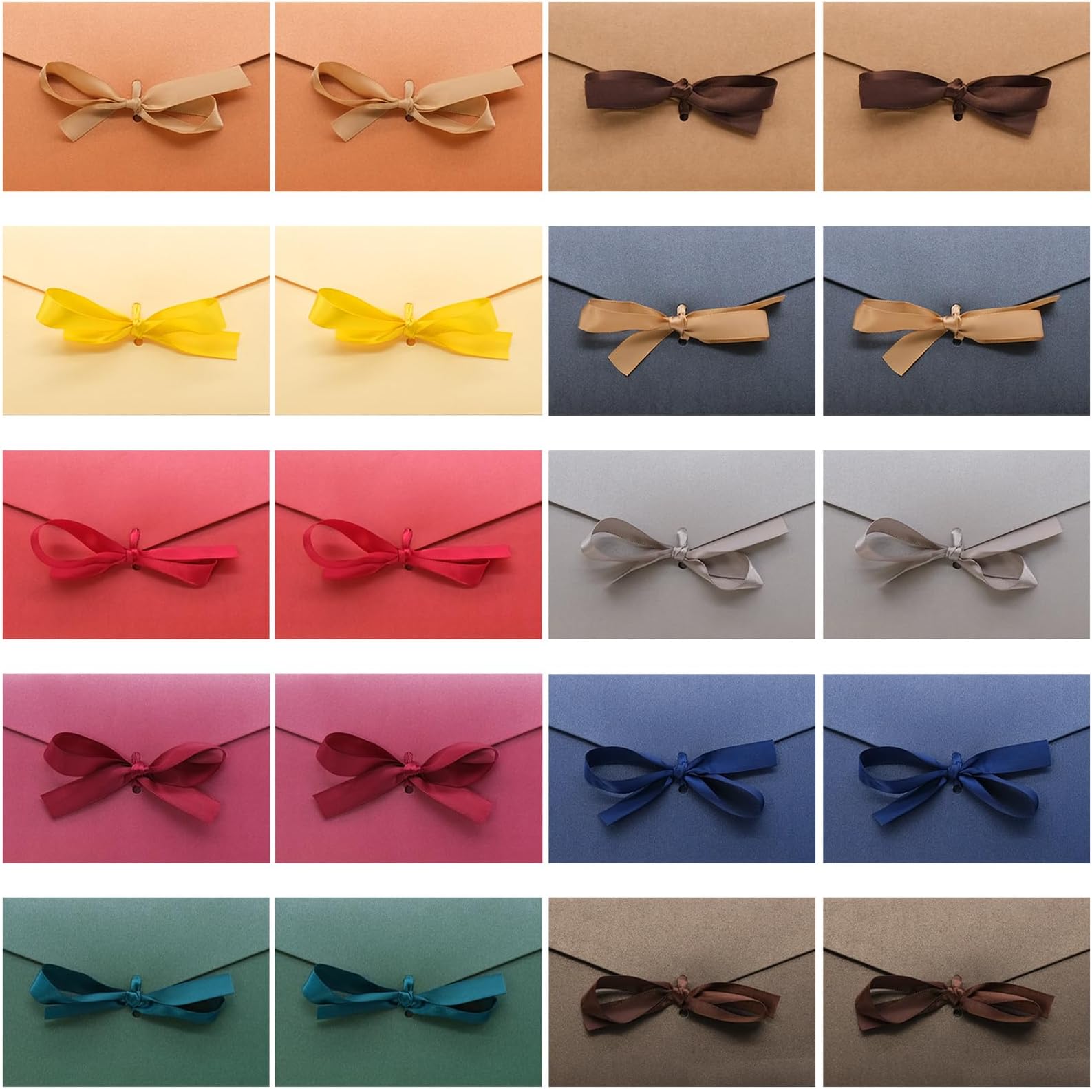 20 Pcs Gift Envelopes Coloured Envelopes, Mini Envelopes Vintage Kraft ...