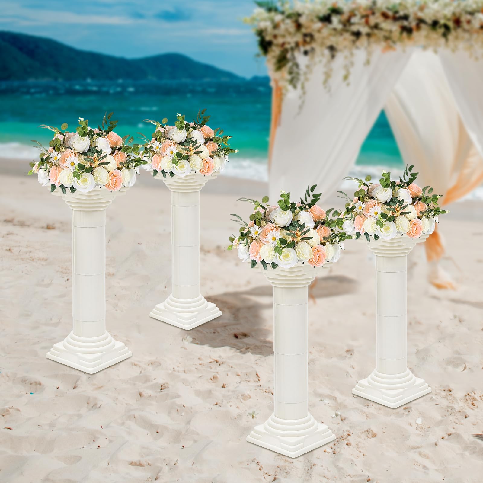 Plastic wedding columns 60 photos - Astyledwedding.com