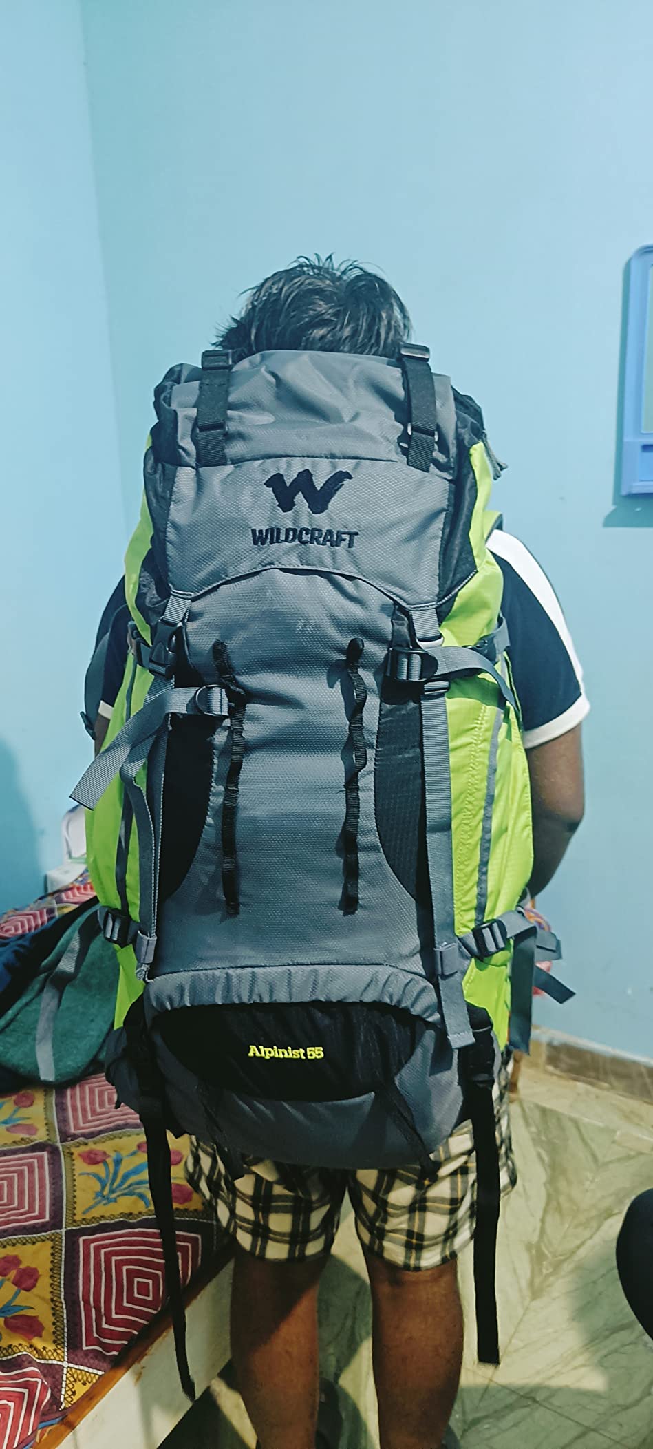 Wildcraft Alpinist 55 Ltrs Green Rucksack (8903338000891) : Amazon.in ...