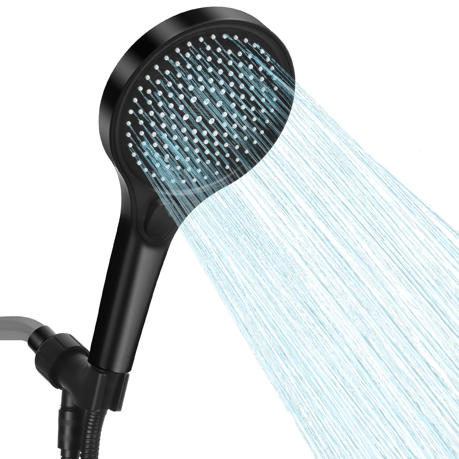 Luxsego 5 Inches Panel High Pressure Shower Head Set with 59 ...