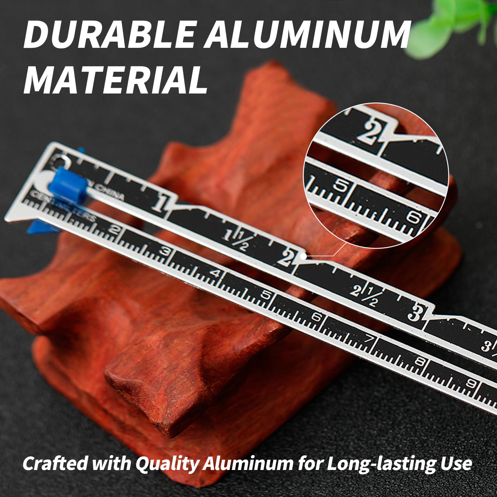 Snapklik.com : 3 Pack Stainless Steel Sliding Gauge Sewing Ruler Ideal ...