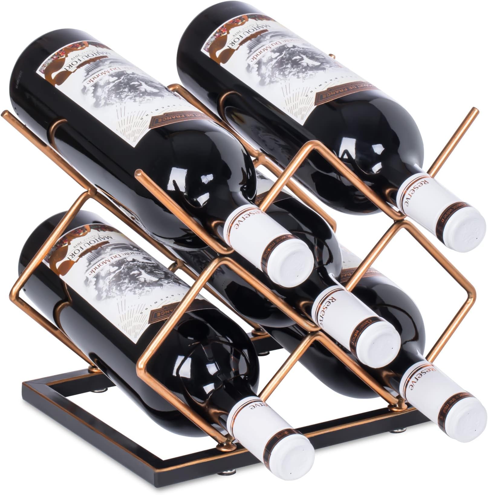 Amazon.com: KLGO Wine Rack for Countertop,Wine Storage Shelf for Pantry ...