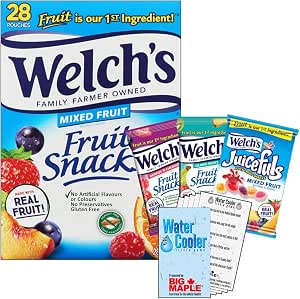 Mixed Fruit Gummy Snacks Variety Pack. Includes (1) Box of Mixed Fruit ...