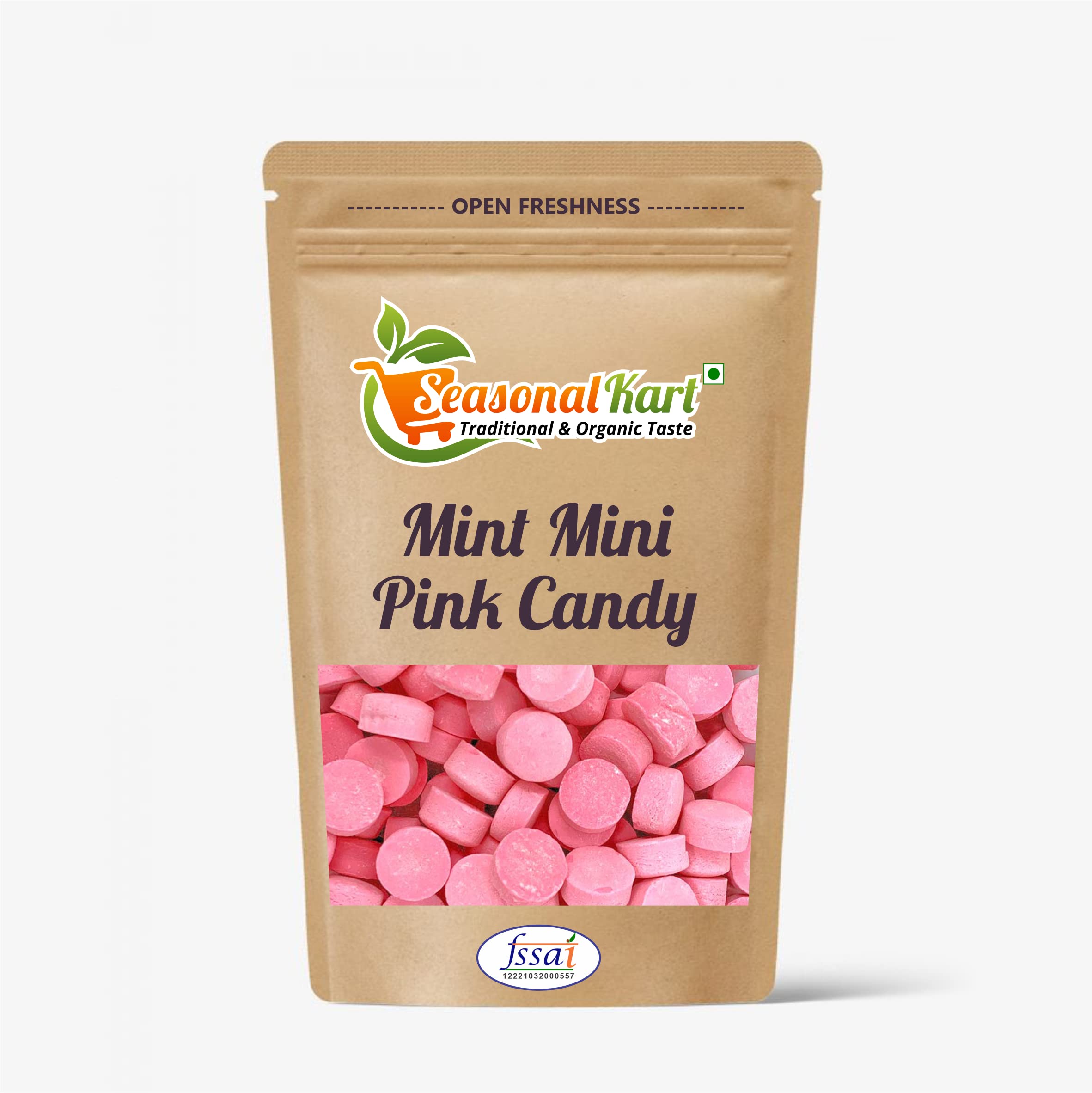 Seasonal Kart Mint Brick Mini Pink Candy Mint Flavour Khatti ...