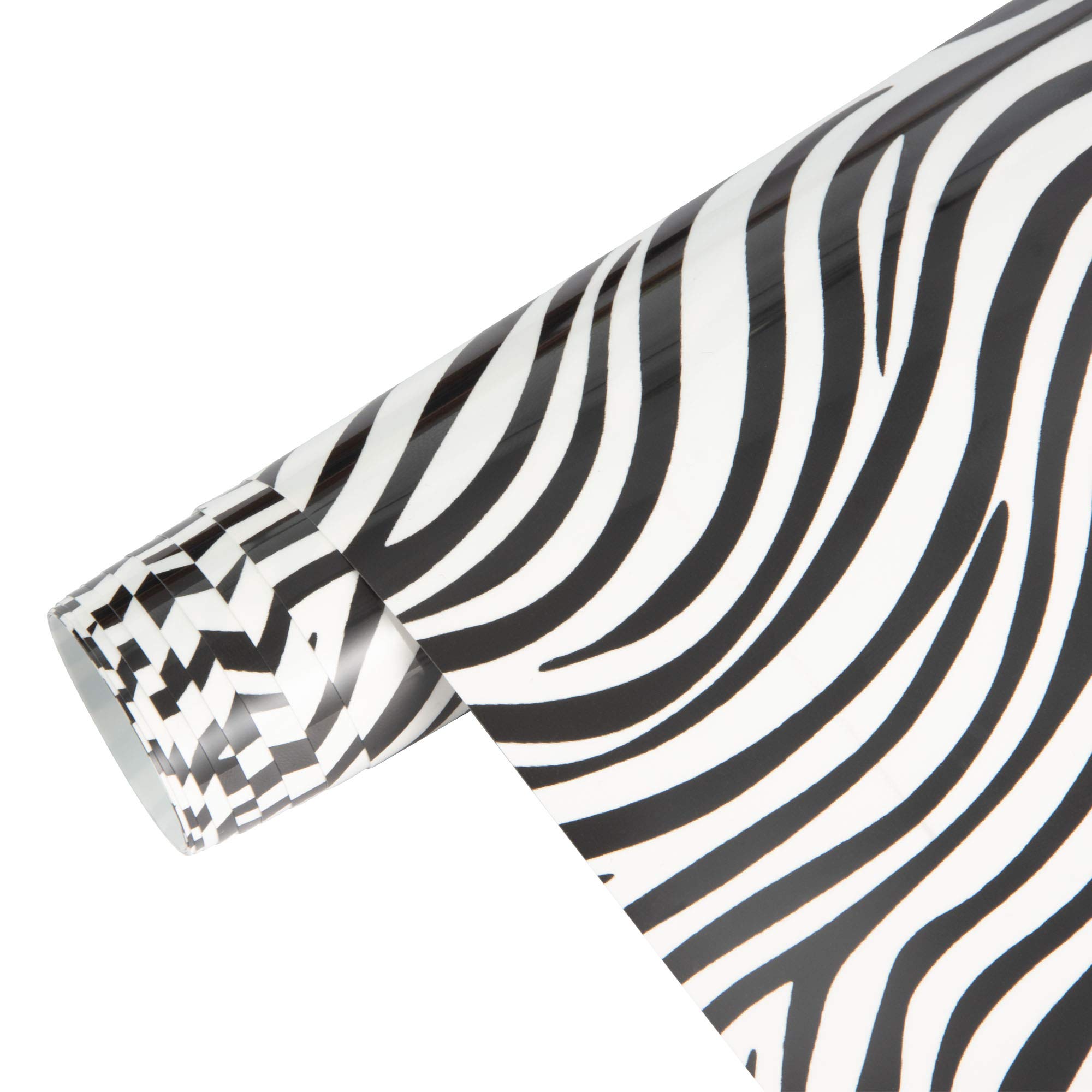 Snapklik.com : Mabende Zebra Pattern Adhesive Vinyl 10x 5 FT,PU Iron-On ...
