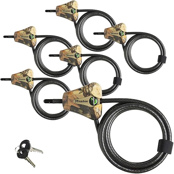 Amazon.com: Master Lock Python Trail Camera Adjustable Camouflage Cable ...