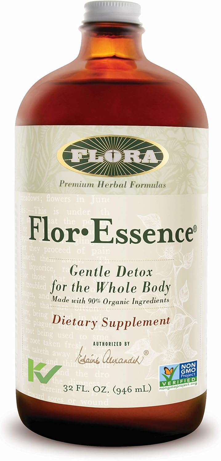 Amazon.com: Flora Flor Essence Liquid Tea Blend 32oz LARGE - Gentle ...