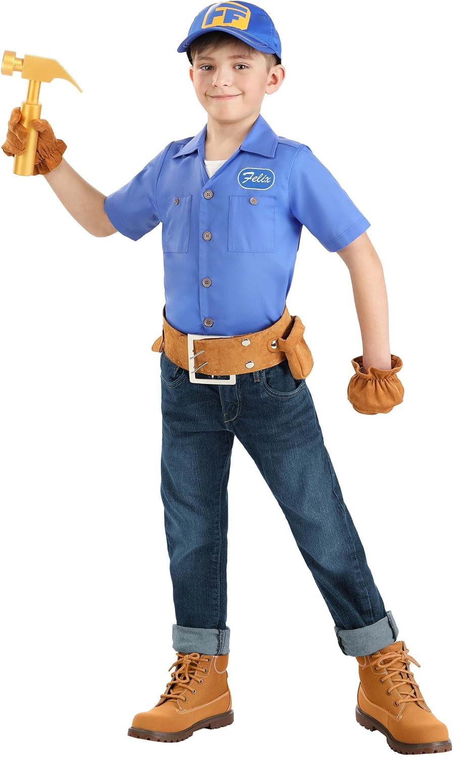 Amazon.com: Disney Wreck It Ralph Fix It Felix Boy's Costume - Shirt ...