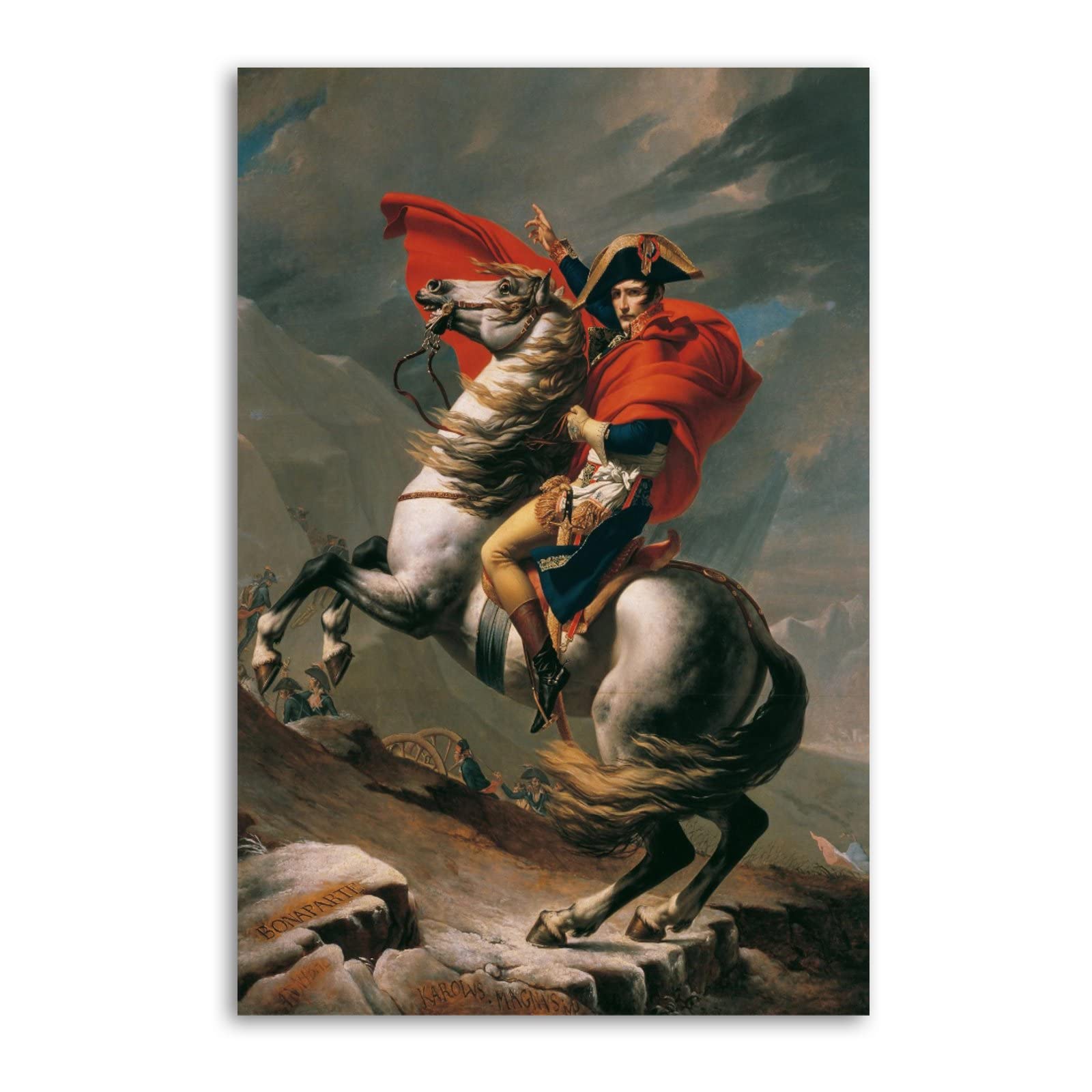 Napoleon Bonaparte Crossing The Alps Posters Prints By