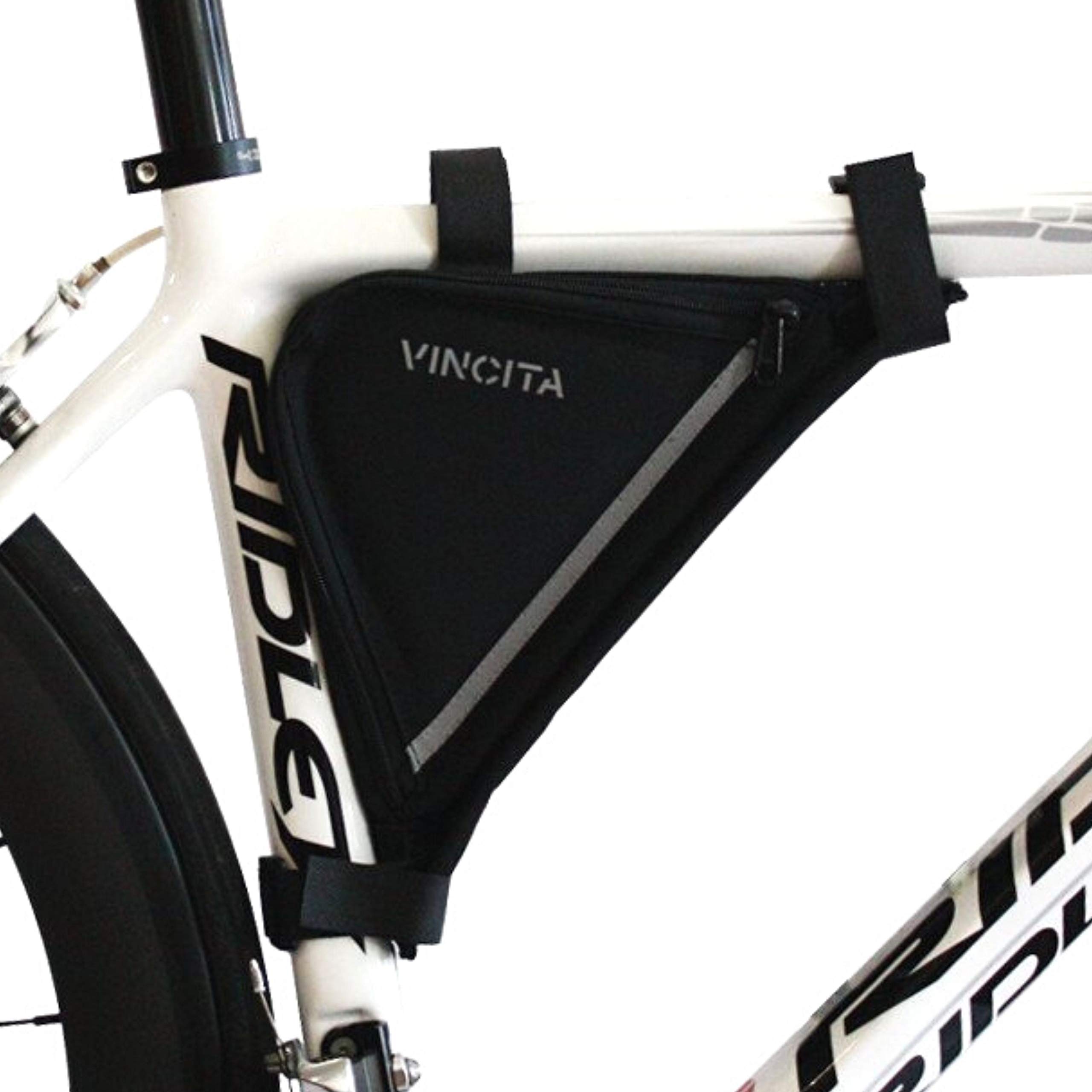 Snapklik.com : Vincita Bike Small Triangle Frame Bag Lift - Black