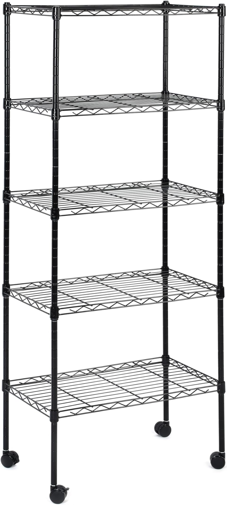 Amazon.com: HealSmart 5-Tier Heavy Duty Storage Shelving Unit,Chrome ...