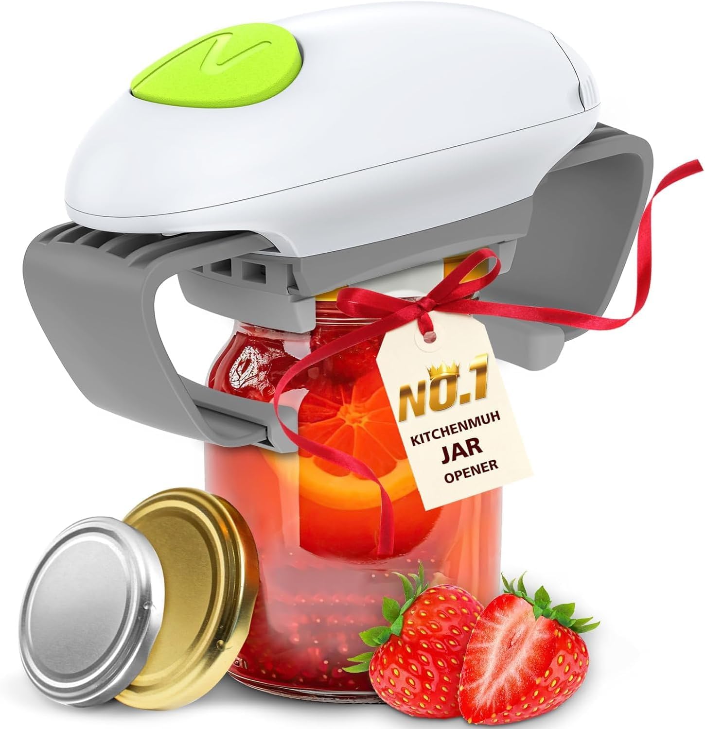 Amazon.com: Higher Torque and One Touch Electric Jar Opener Easy Remove ...