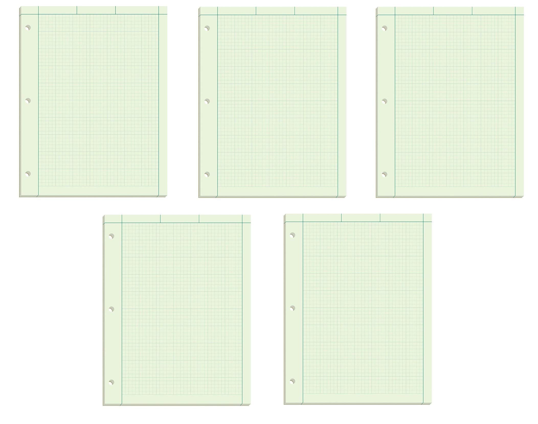 Amazon.com: Ampad Evidence Engineering Pad, 100 Sheets, 5 Squares Per ...