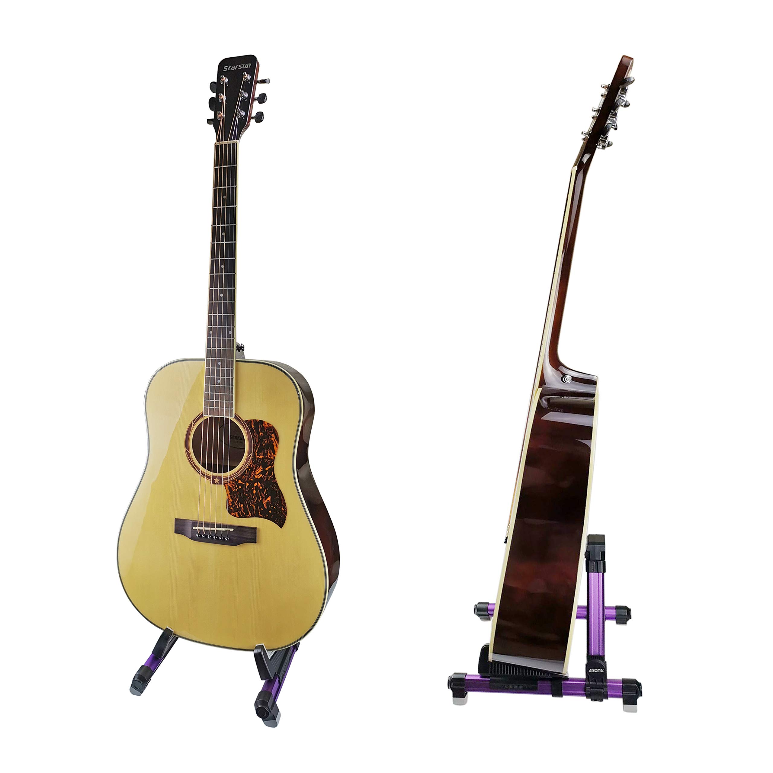 Snapklik.com : Foldable Guitar Stand, Meeland Universal A-Frame Guitar ...