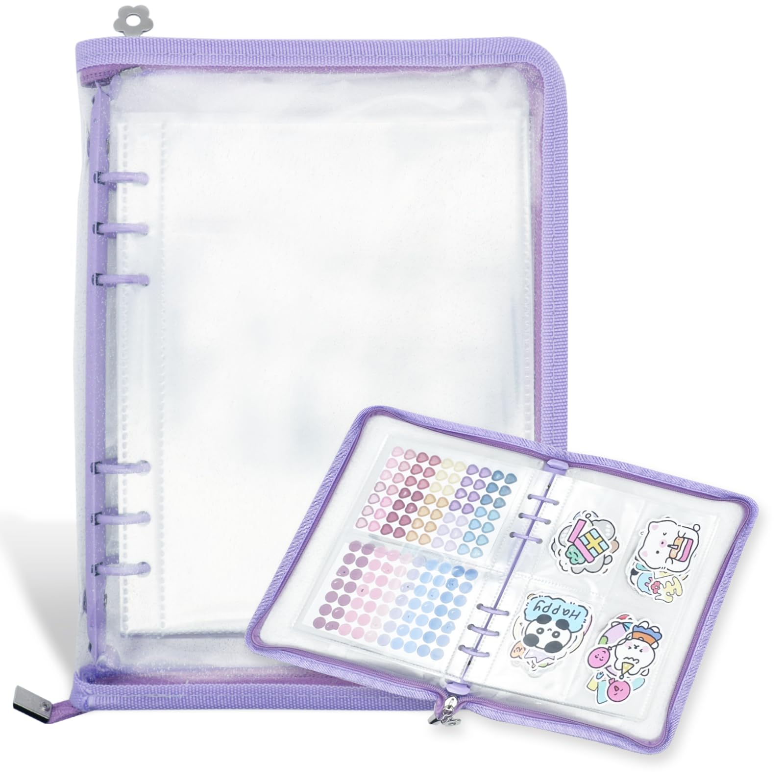 Amazon.com: NOCAFI Sticker Organizer Binder Sticker Storage Display ...