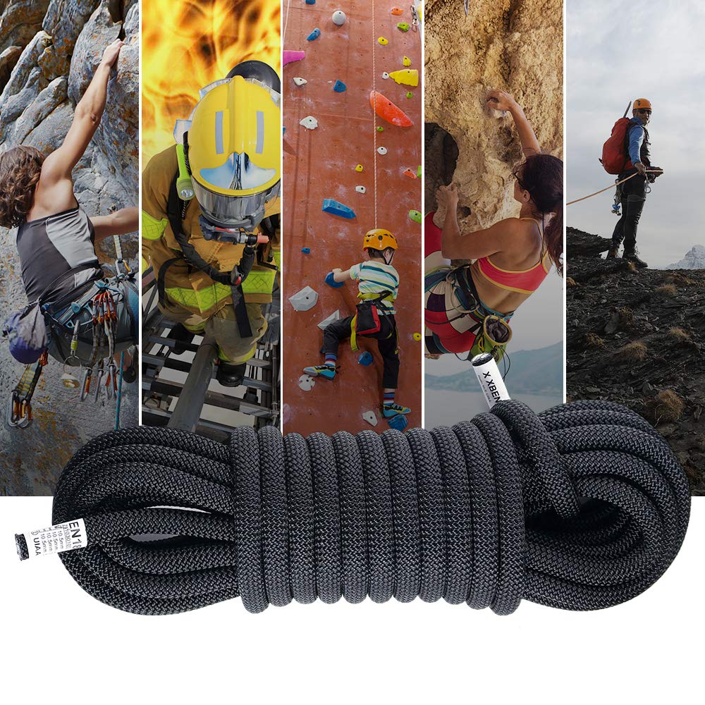 Snapklik.com : X XBEN 10.5 Mm UIAA Static Climbing Rope 30M
