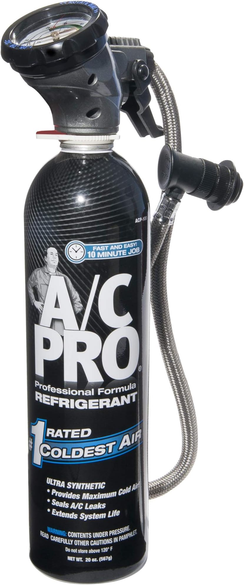 Amazon.com: A/c Pro Acp100 Professional Formula Refrigerant Recharging ...