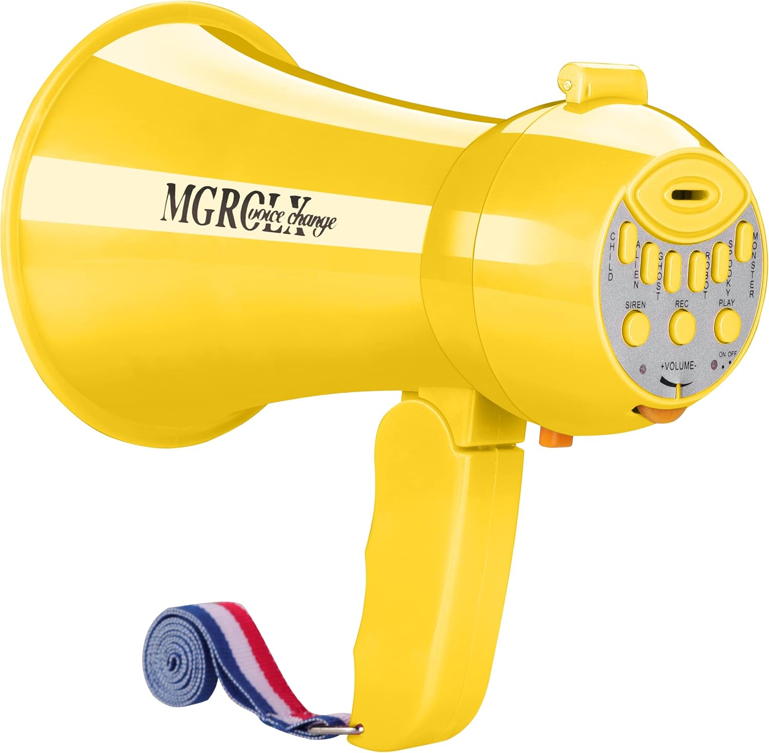 Buy MGROLX Mini Megaphone Bullhorn with 6 Sound Effects | Portable Loud ...