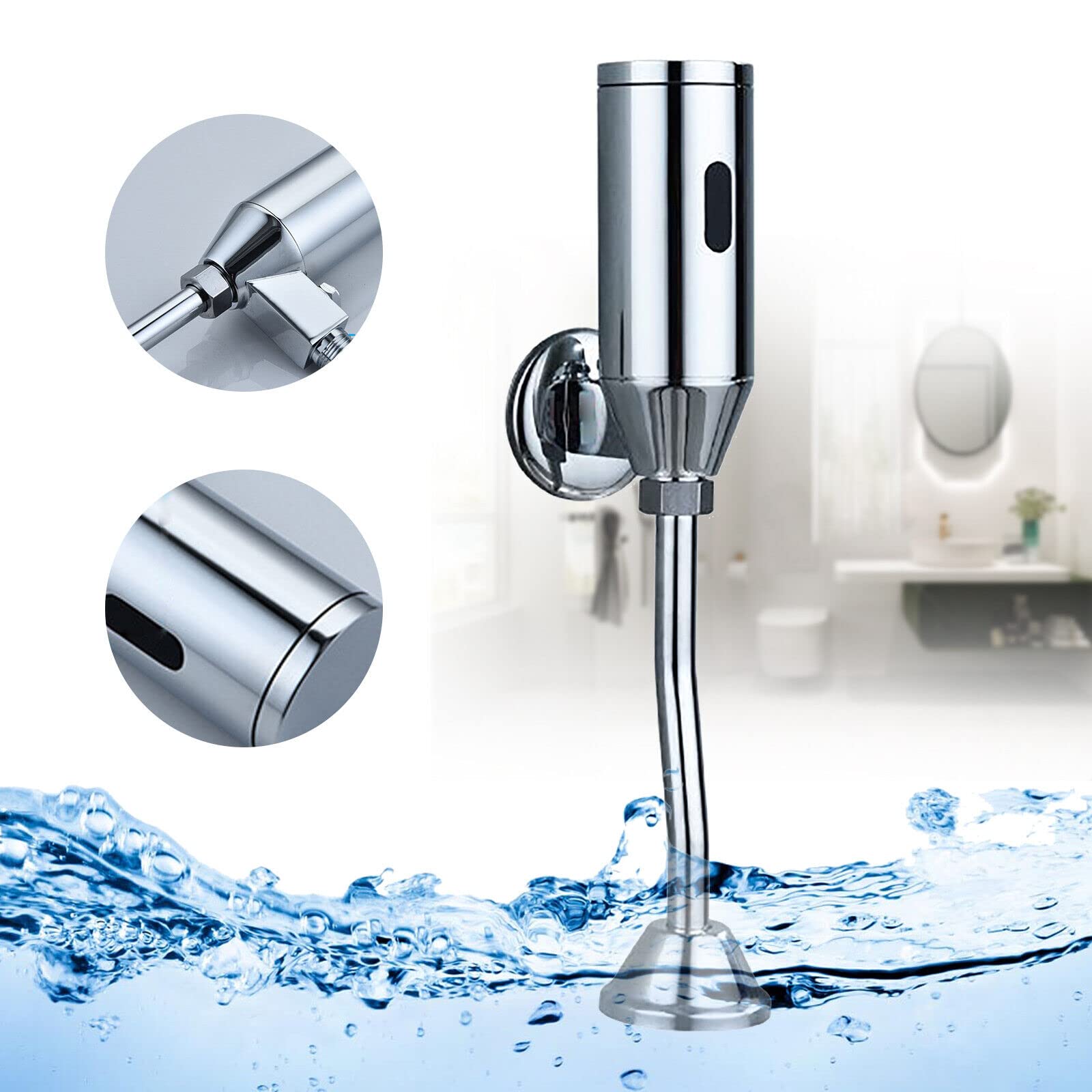 Automatic Urinal Flush Valves Toilet Wall Mount Automatic Sensor For
