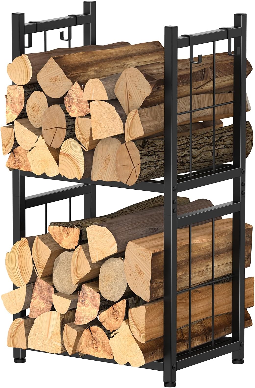 Amazon.com: Nandae Firewood Rack Stand, Outdoor Indoor Heavy Duty Logs ...