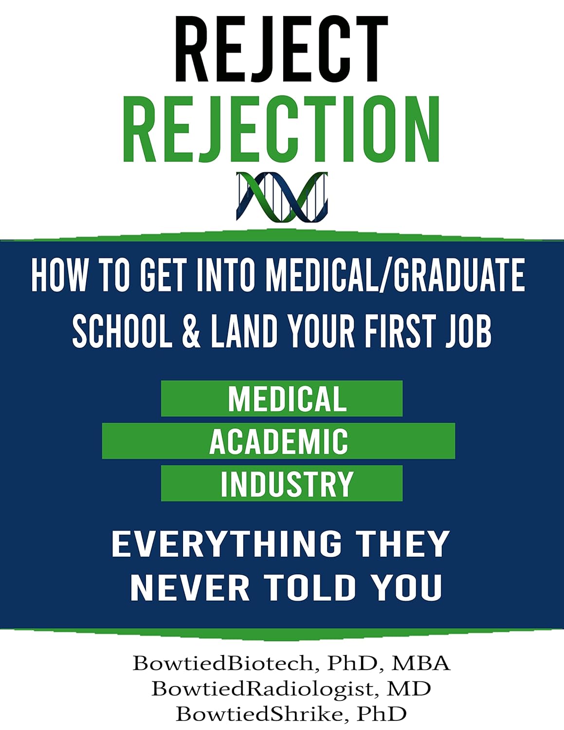 Amazon.com: Reject Rejection: How to Get Into Medical/Graduate School ...