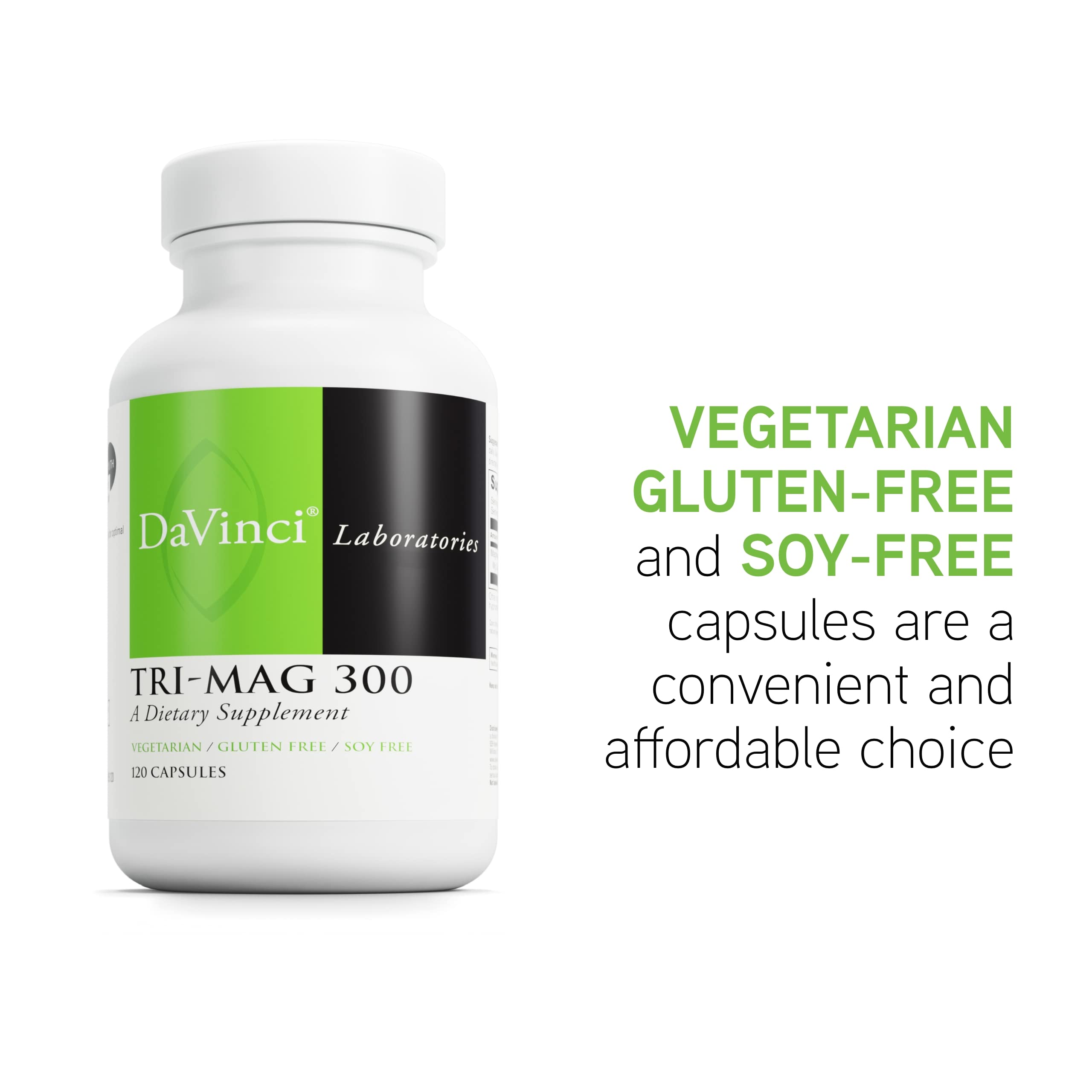 Snapklik.com : DaVinci Labs Tri-Mag 300 - Chelated Magnesium Supplement