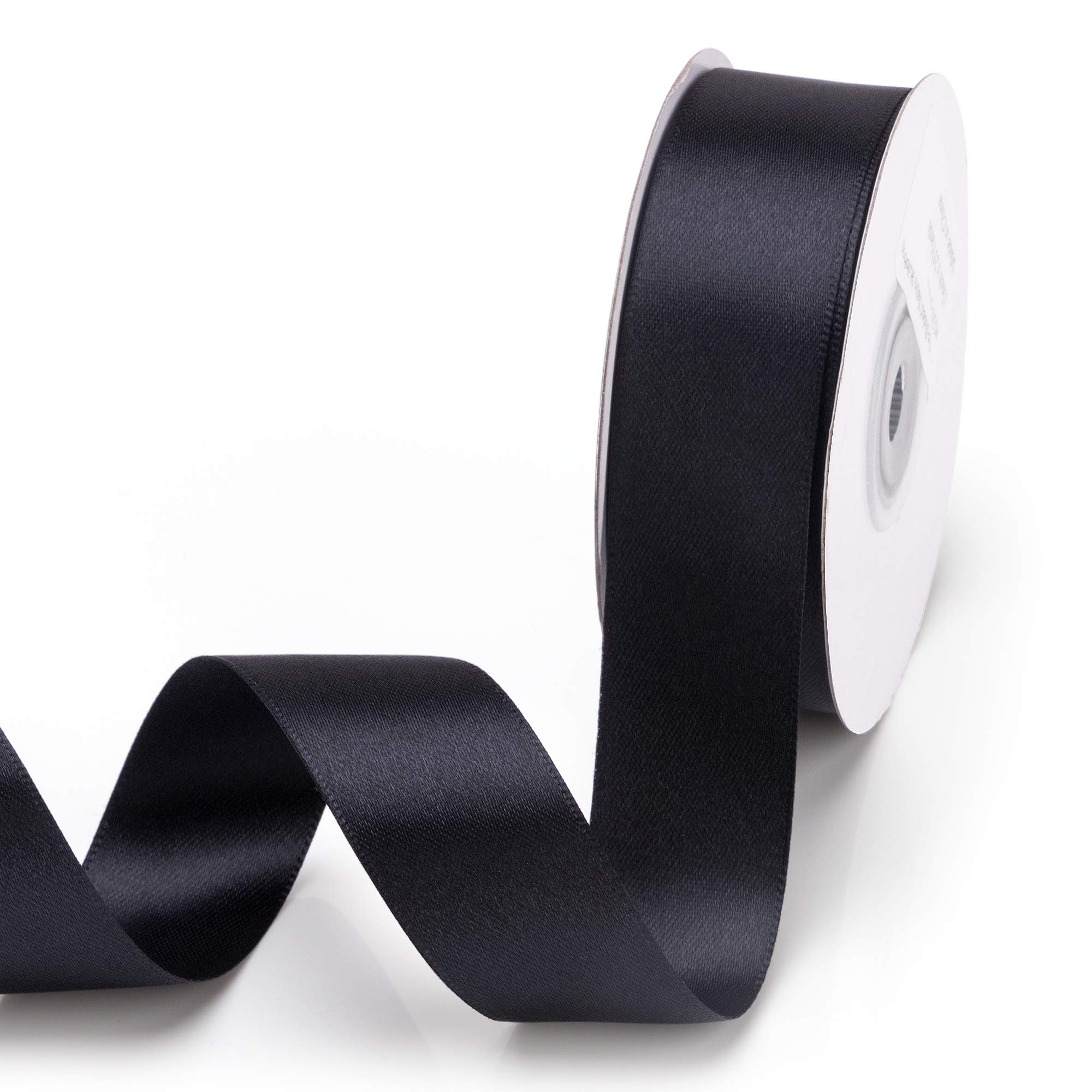 IHKFILAN Double Faced Satin Ribbon 1 Inch x 25 Yards Double Sided Solid ...