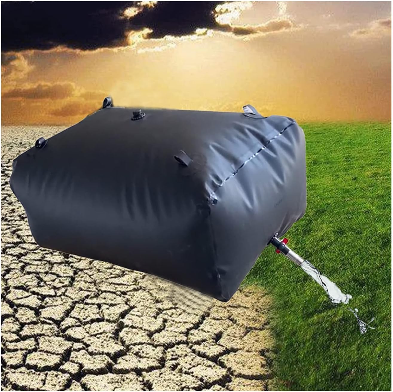 Water Bladder Storage Containers，Water Storage Bag Foldable Water ...