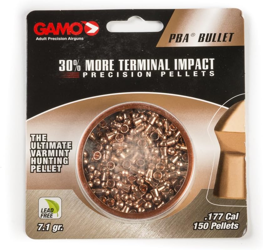 Gamo 632272054 Pba Bullet Pellets .177 Cal. Qty of 150 - Blister Pk ...