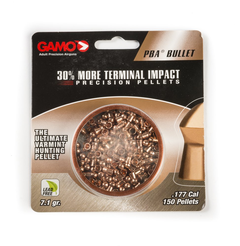 Gamo 632272054 Pba Bullet Pellets .177 Cal. Qty of 150 - Blister Pk ...