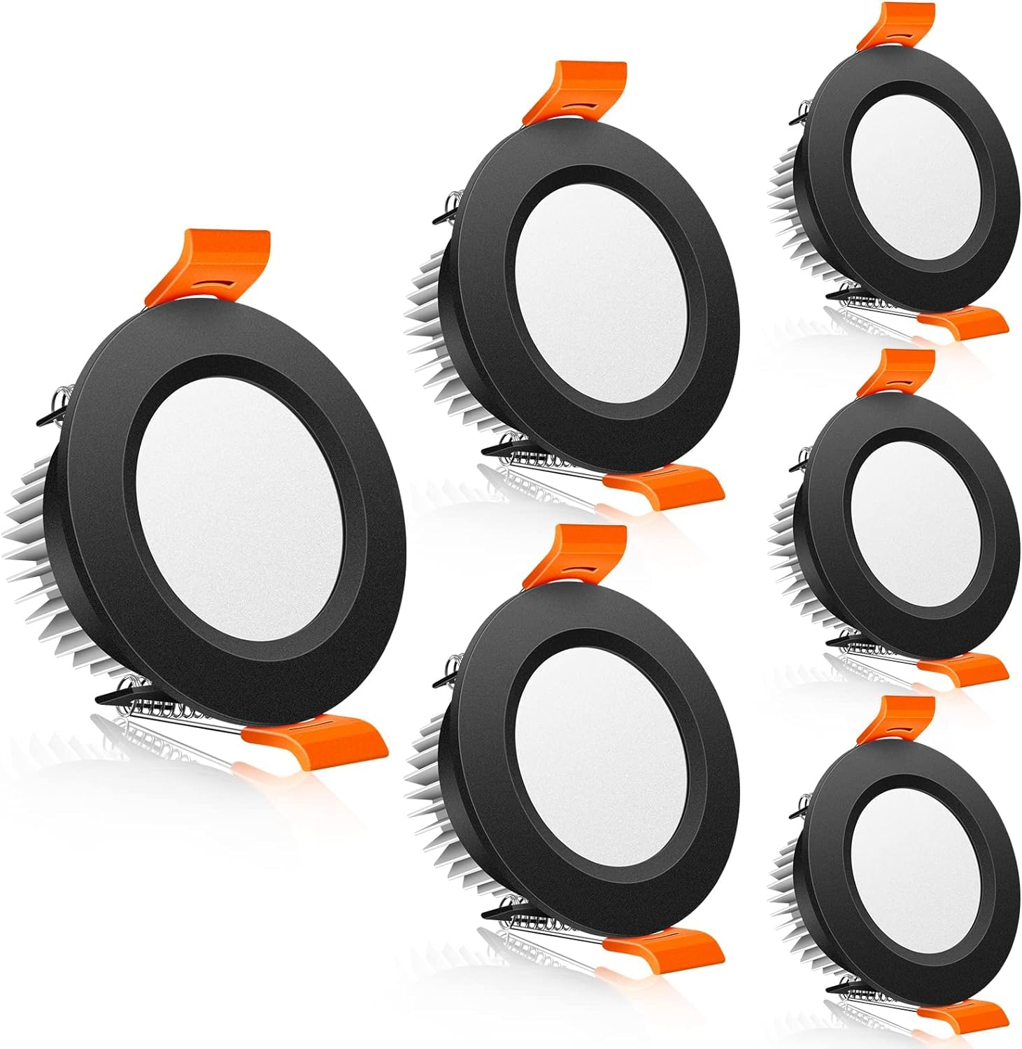 Snapklik.com : Black 2 Inch LED Downlight, 3W Recessed Ceiling Light ...