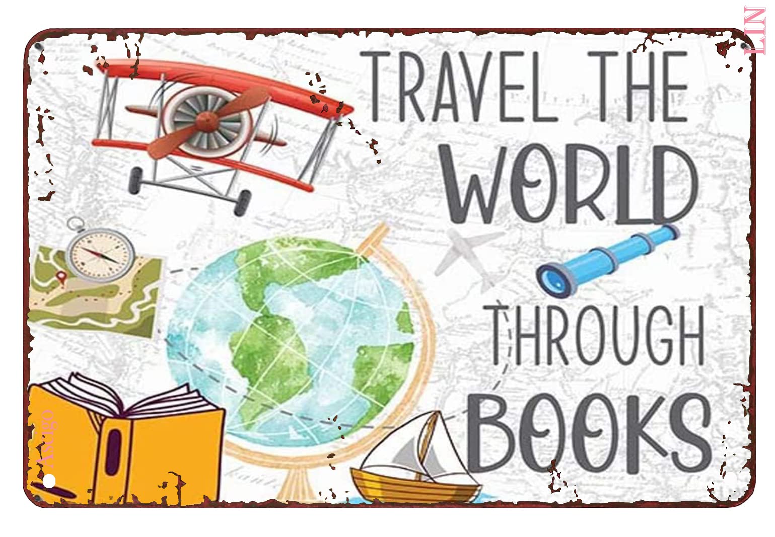 Amazon.com: Tin Decor Reading Printable Poster Classroom Reading Nook ...