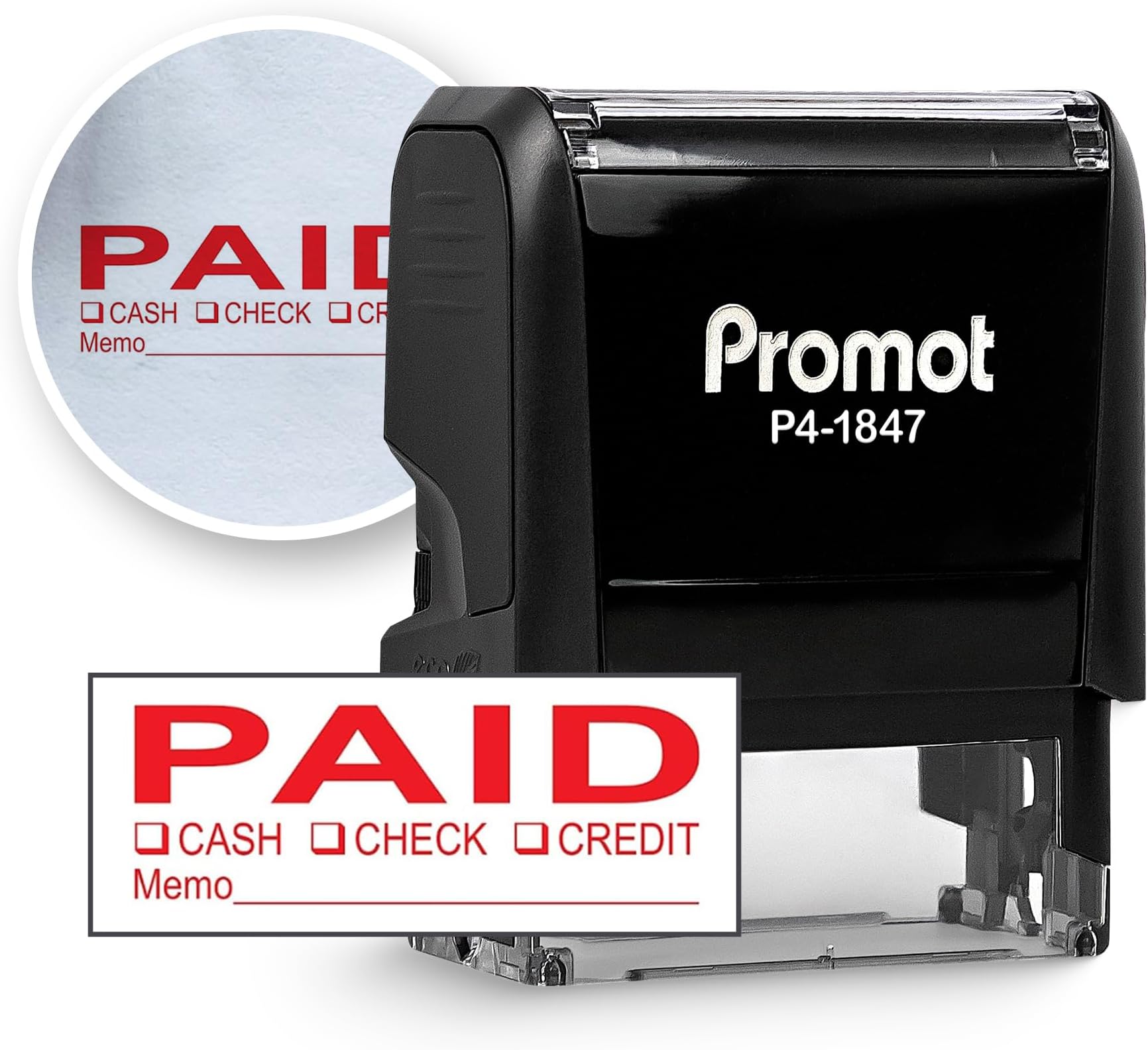 Amazon.com : 2000 Plus EASYselect Self-Inking Date and Paid Message ...