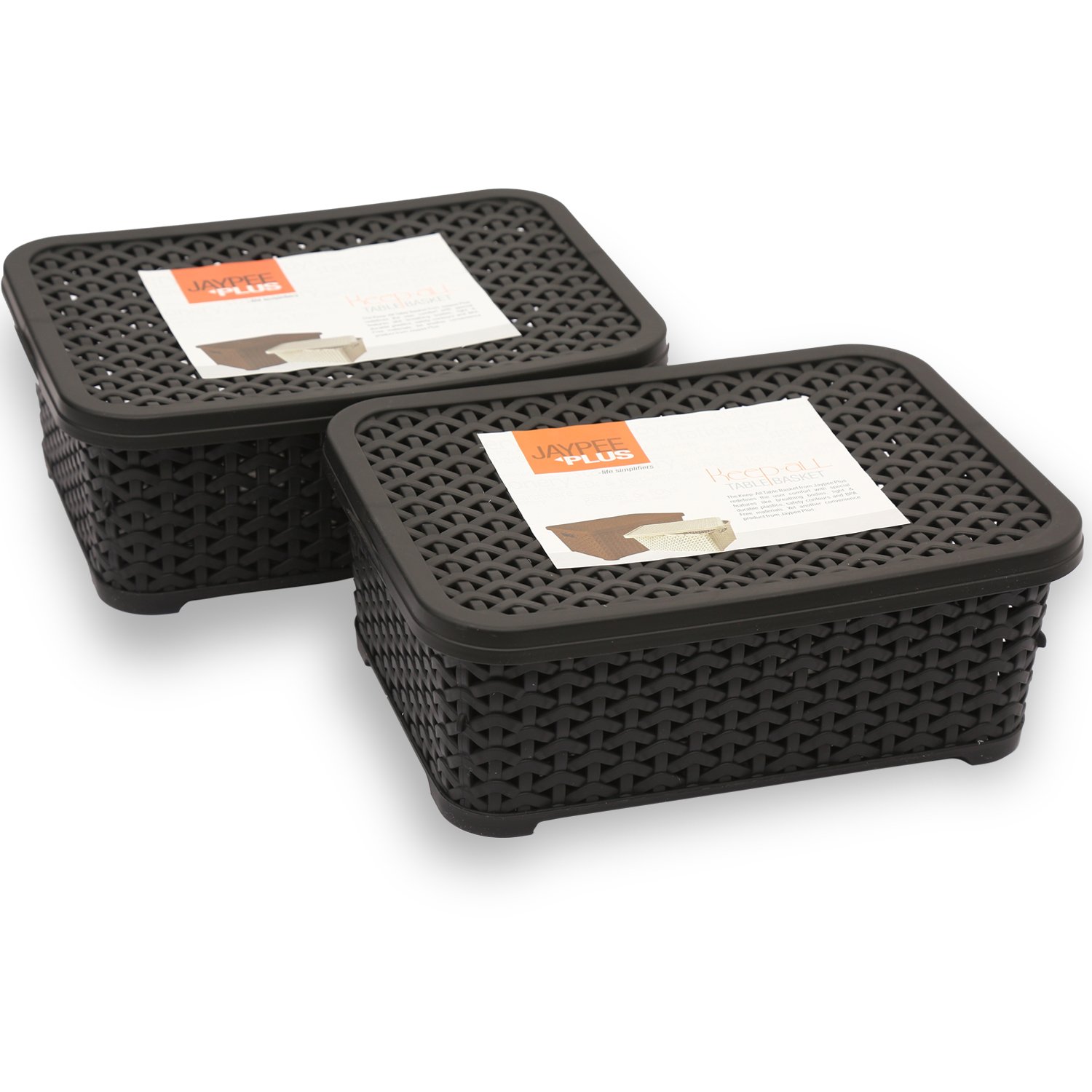 Jaypee plus Keep All with Cover mini Pack of 2 Black : Amazon.in: Home ...