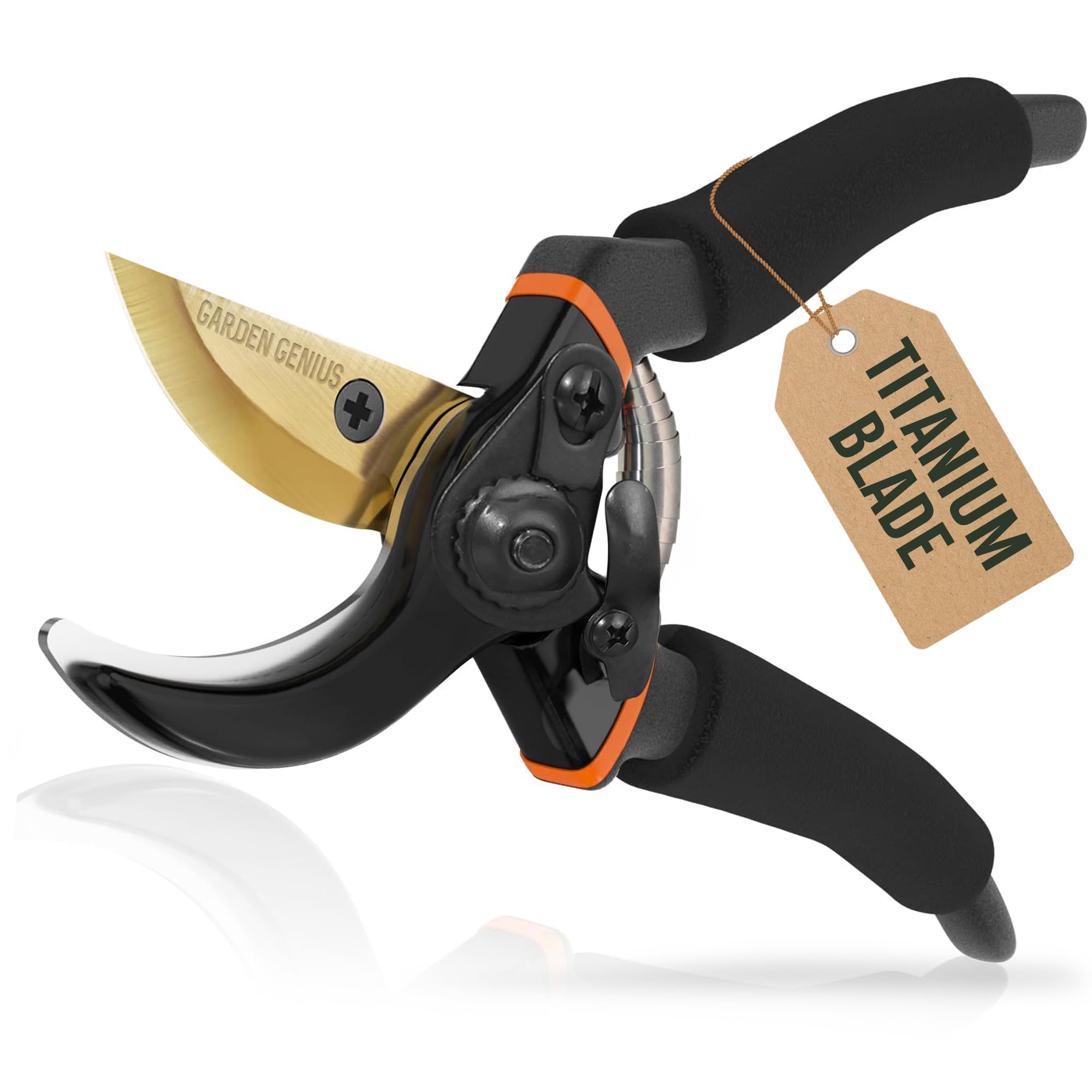 Amazon.com : Premium 8" Super Sharp Bypass Pruning Shears | Heavy-Duty ...
