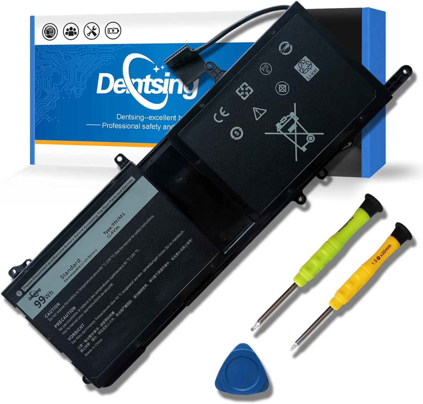 Amazon.com: Menlonigt 99WH Type 9NJM1 Battery Compatible with Dell ...