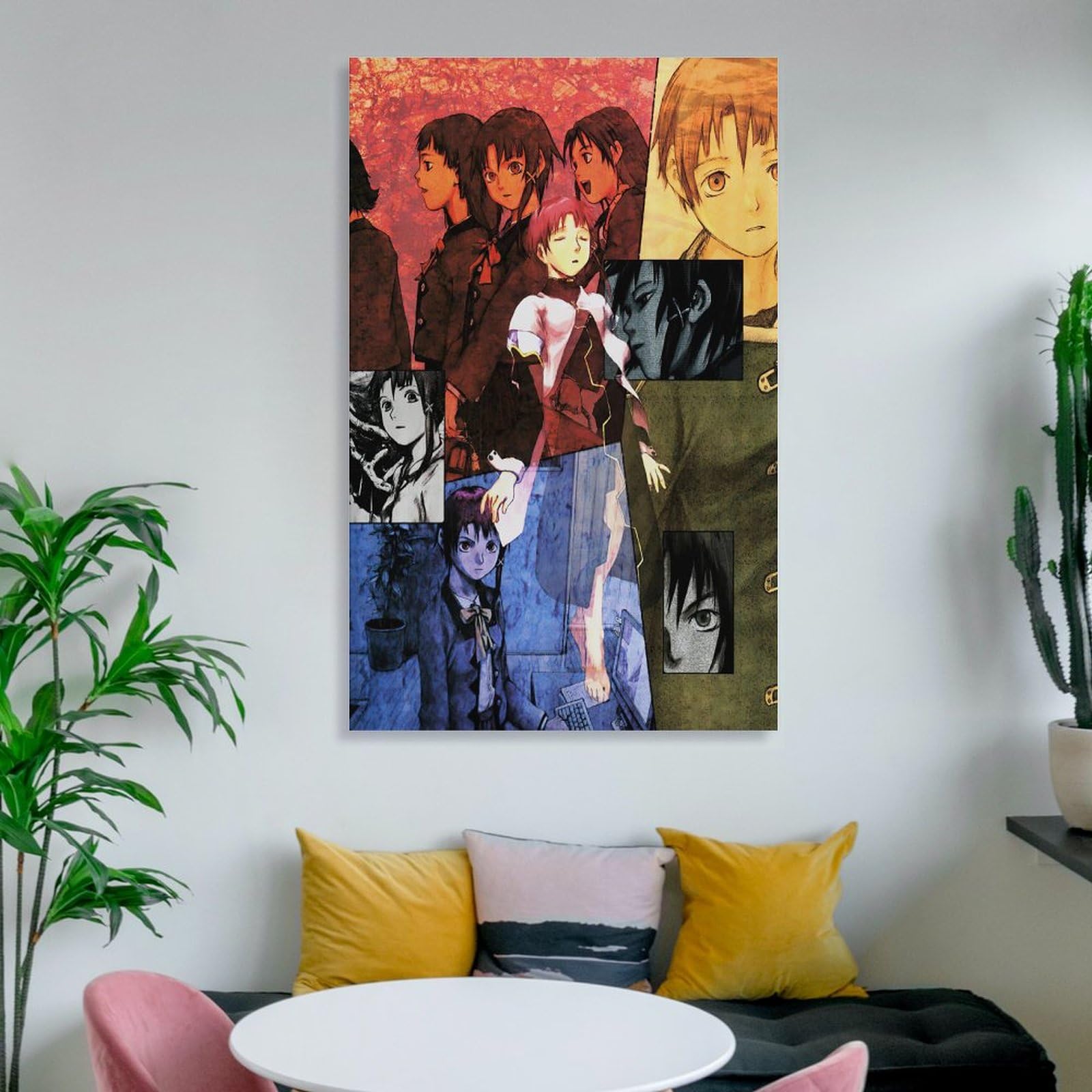 Styrofoam Cups Serial Experiments Lain Anime Poster - 12x18 Inch Canvas ...